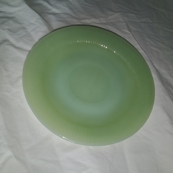 Fire King | Dining | Jadeite Fire King Ribbed Saucer Plate Number 4 ...